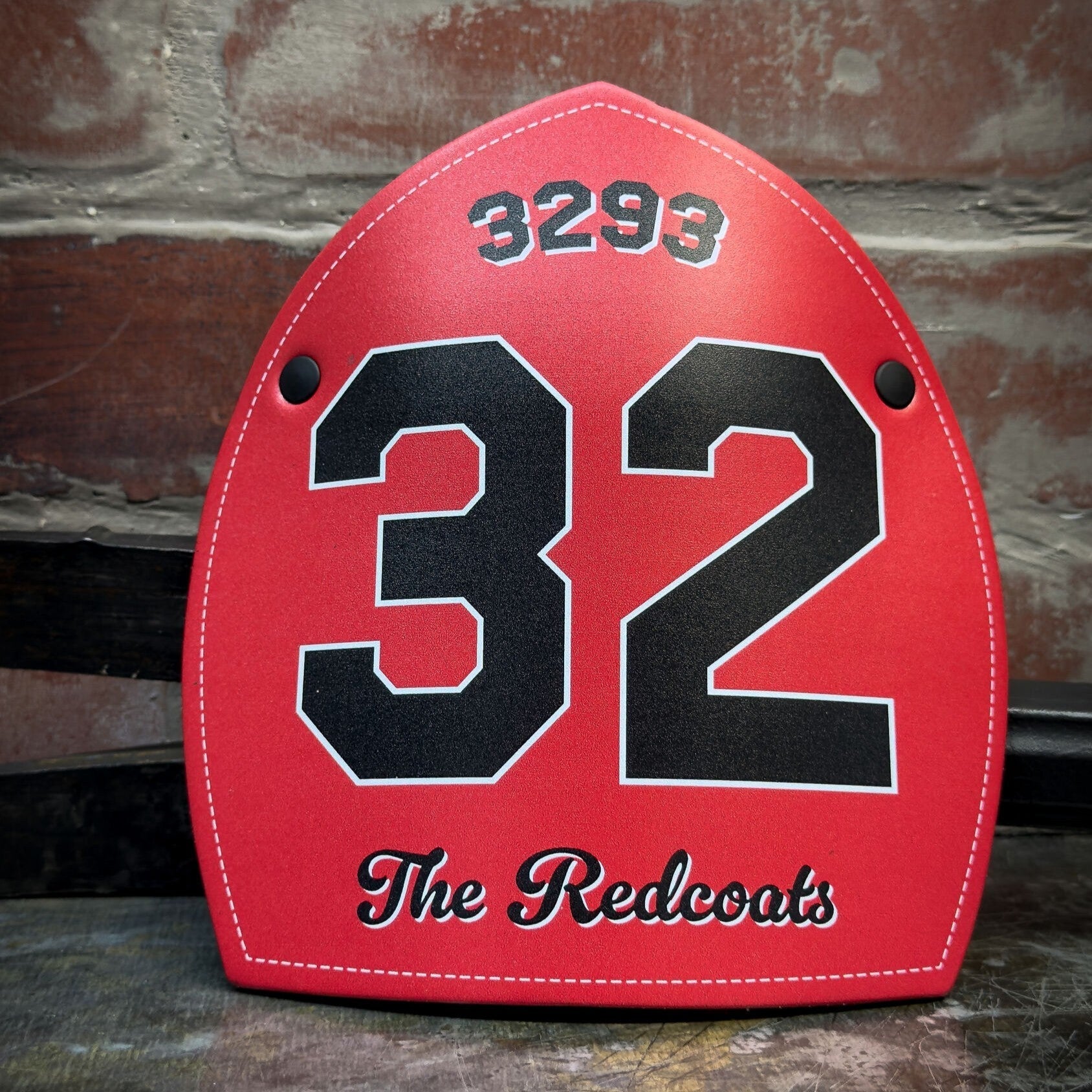 Premium Boston-Style Leather Helmet Front Shields | Box 31 Leatherworks