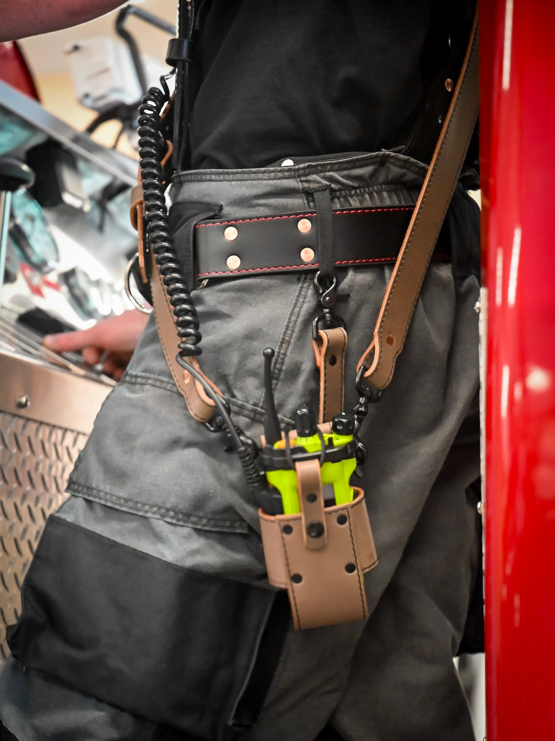 Firefighter Radio Strap– Complete Guide Leather Radio Straps by Box 31 ...